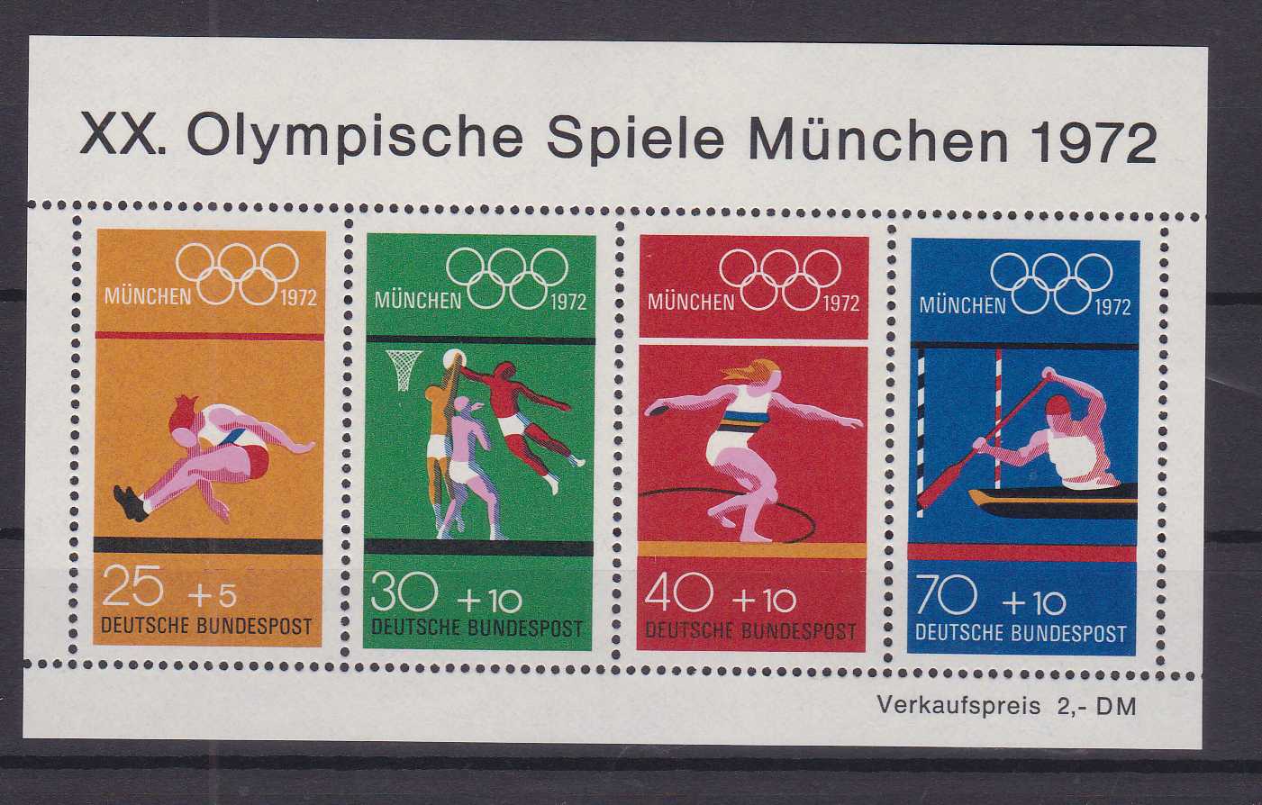 Olympische Spiele 1972 München, Block ** · Schwerdt-Fernauktion Olympische Spiele 1972 München, Block ** · Schwerdt-Fernauktion